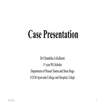 Case Presentation on Deep Transverse arrest | PPTX