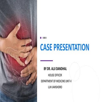 approach to patient with chronic diarrhea | PPTX