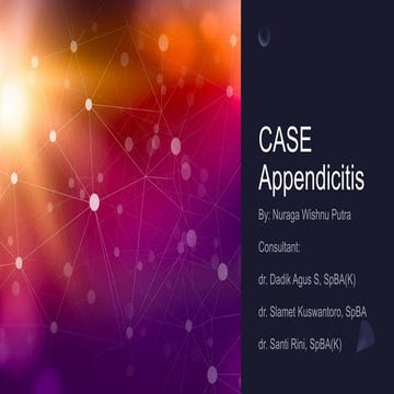 CASE Report General Surgery Residency Presentation Appendicitis.pptx ...
