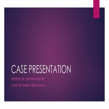 CASE PRESENTATION CRVO in othphthalmology | PPTX