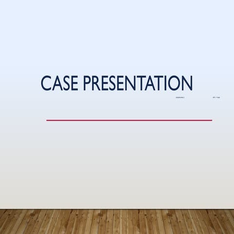 Stroke - Case presentation | PPTX