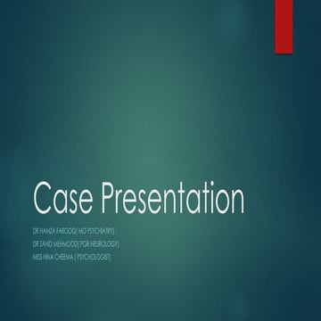 Psychiatry Case Presentation (Depression).pptx
