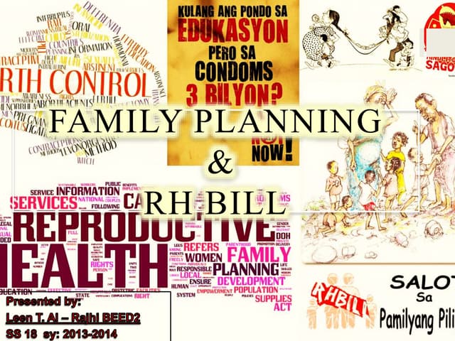 Republic Act 10354 esponsible Parenthood and Reproductive Health Law of ...