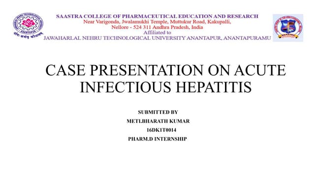CASE PRESENTATION ON JAUNDICE | PPTX