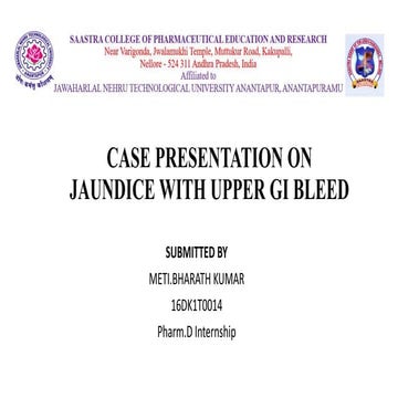 jaundice ppt | PPTX