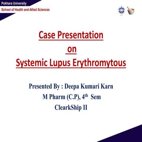 Case presentation on sle | PPTX