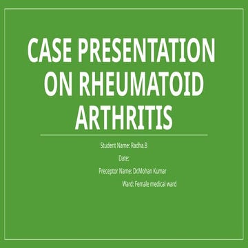 Case Presentation RHEUMATOID ARTHRITIS new.pptx