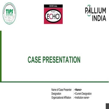 Case Presentation Template palliative cases.pptx | Diseases and ...