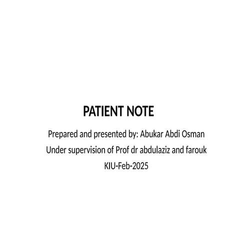 Case pres TB.pptx KIU Teaching hospital. | PPT