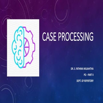 Case processing 1 | PPTX