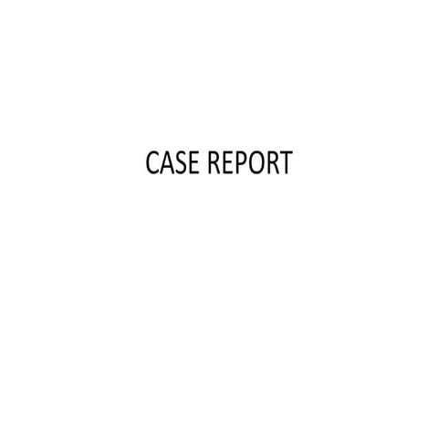 Case report | PPT
