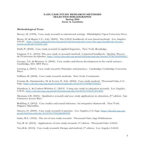 Cases study-research methodology | PDF