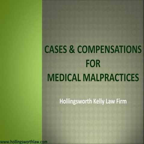 Cases and Compensations for Medical Malpractices | PPT