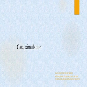 Case simulation day 1.pptx.............. | PPT