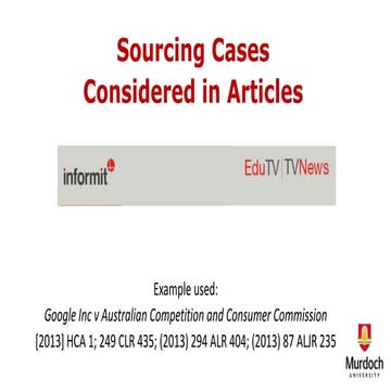 Cases Using Citation | PPSX