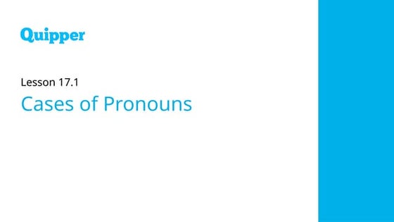Subject and Object pronouns | PPT