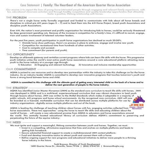 Case Statement | PDF | Equine Sports | Sports