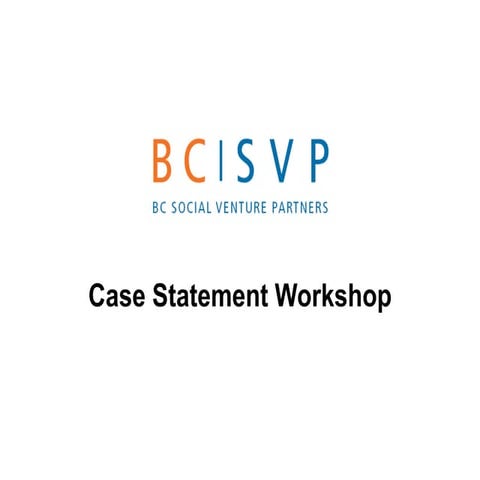 Case Statement Presentation | PPTX