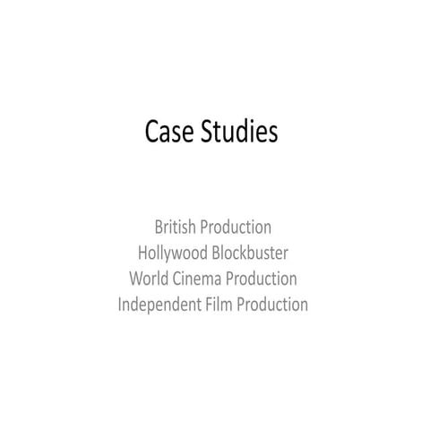 I, Daniel Blake film Case Study | PPTX