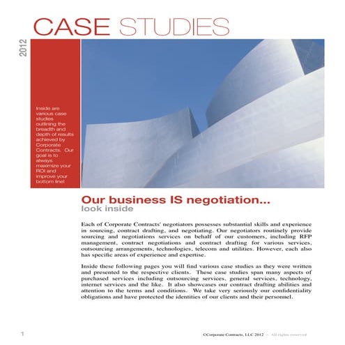 Corporate Contracts Case Studies | PDF