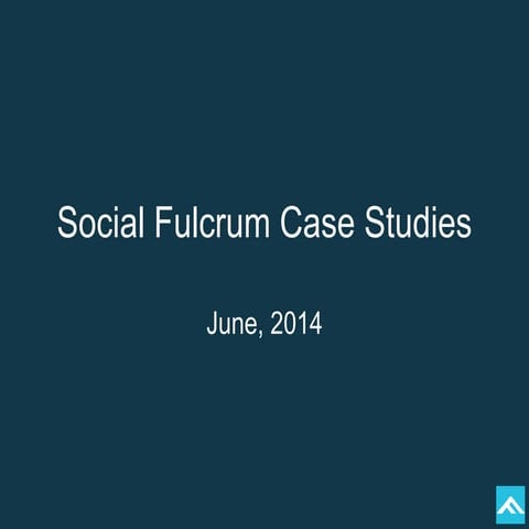 Customer Acquisition via Facebook - Case Studies | PPT