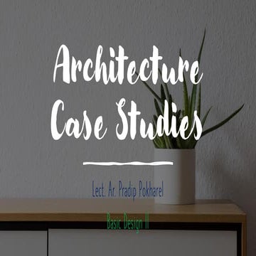 case study on the school design | PDF