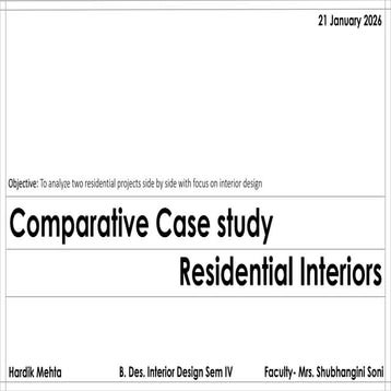 case studies.pdf - of comparing two houses side by side | PDF