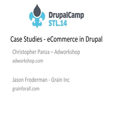 eCommerce in Drupal Case Studies | PPT