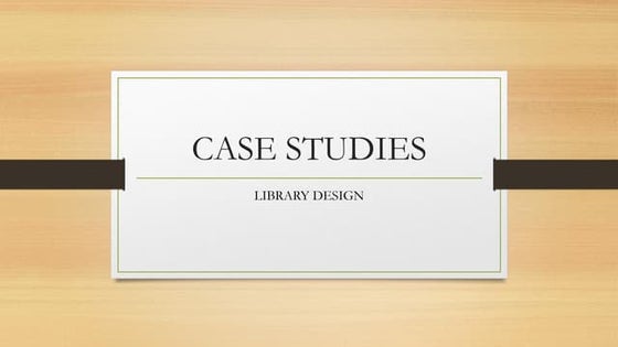 Pavilion Design - Literature Review & Case Studies | PPT