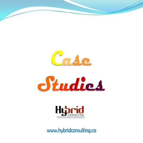 Case Studies2 | PPTX | Manufacturing Industry | Industries