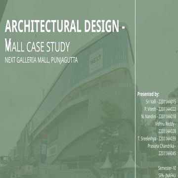 Shopping mall case study | PPTX