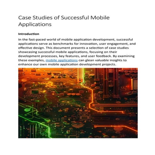 Case Studies of Successful Mobile Applications development.pdf