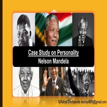 Case Study on Personality- Nelson Mandela | PDF