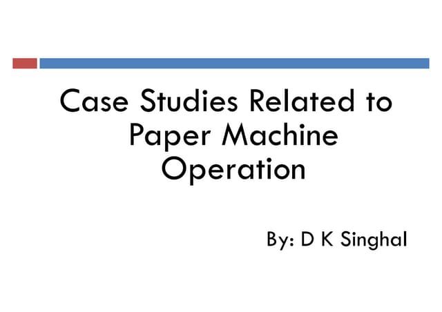 Paper Machine Troubleshooting manual for paper makers | PDF