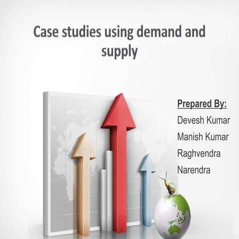 Case studies using Demand and Supply Concept | PPTX