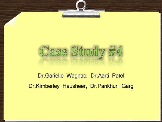 Sickle-Cell Anemia Case Study | PPTX | Blood Disorders | Diseases and ...