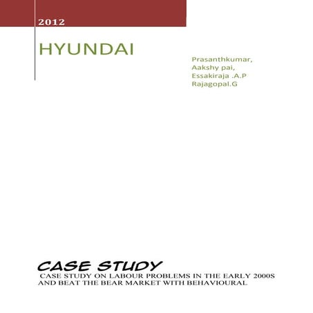 Case study on hyundai | DOCX
