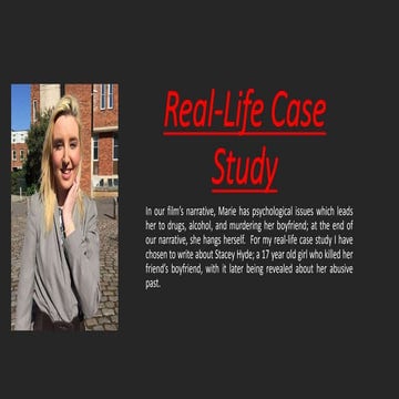 Real-Life Case Study | PPT