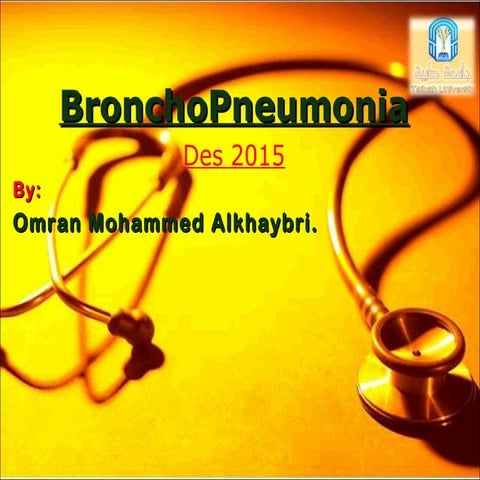 Case study BronchoPneumonia | PPT