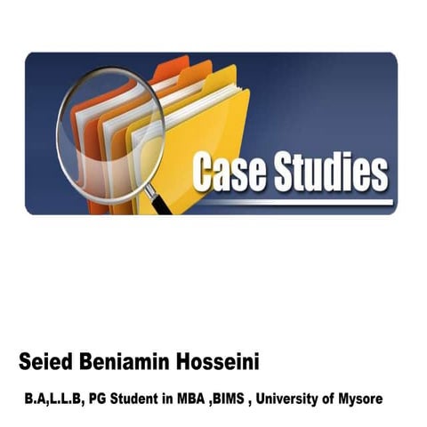 Company Management policy (Case study) | PPTX