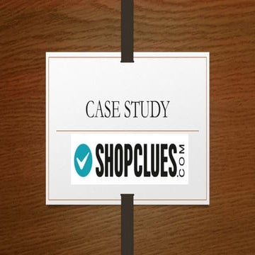 case study on shopclues | PPTX