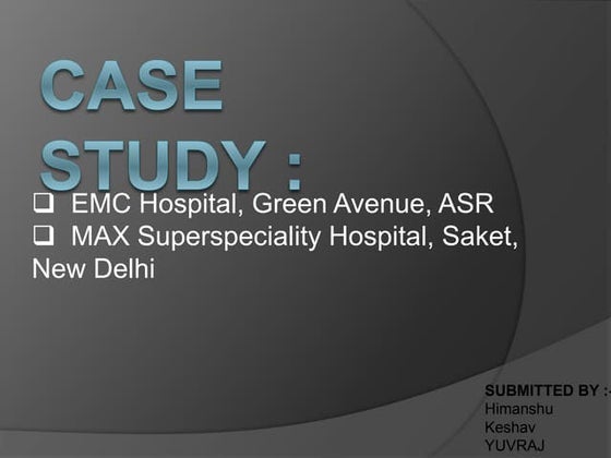 Apollo Hospital case study | PPT
