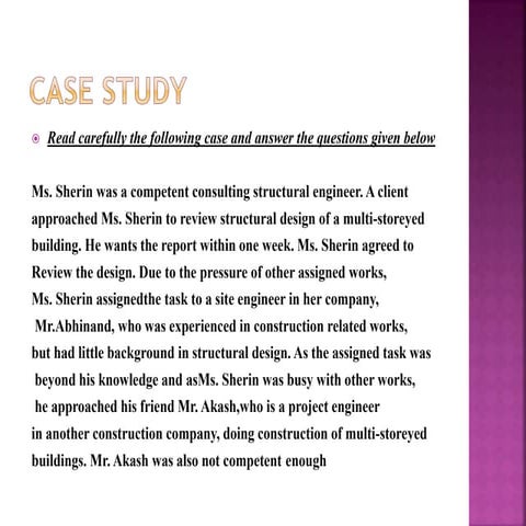 Business ETHICS -A Case Study on Who Cares whose shares | PPTX