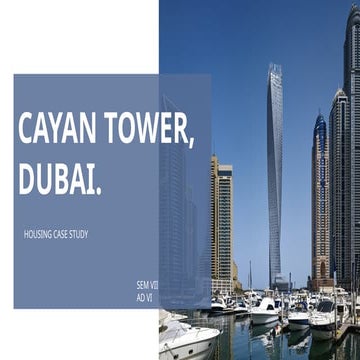 Report of cayan tower | PDF
