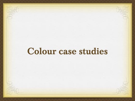 Colour and image | PPT