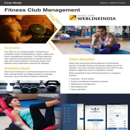 Case Study: Fitness Club Management | PDF
