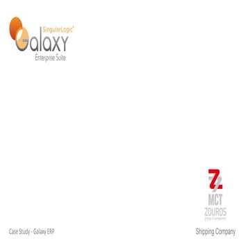 Customer Story - Galaxy ERP - ZOUROS GROUP OF COMPANIES | PDF