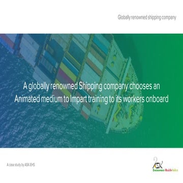 Case Study-Globally renowned shipping company | PDF