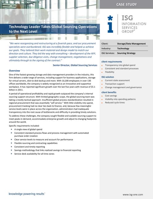 Request for Solution: a New Way to Contract for a Service Provider's ...