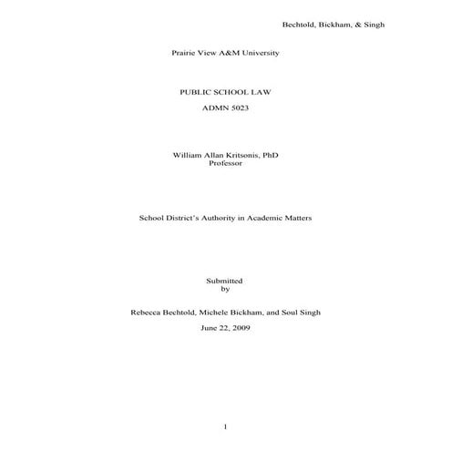 Case Study Hubbard V[1]. Buffalo Isd | DOC